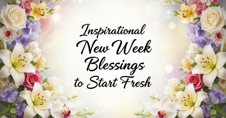 150+ New Week Blessings, Prayers, Quotes & Messages for a Fresh Start