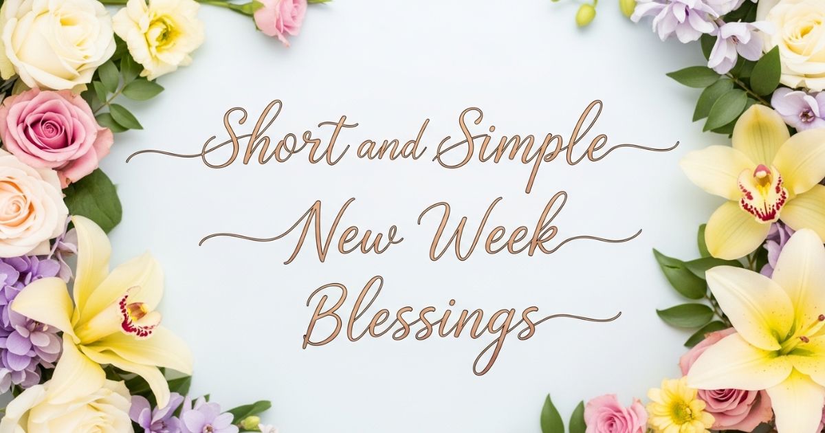 150+ New Week Blessings, Prayers, Quotes & Messages for a Fresh Start
