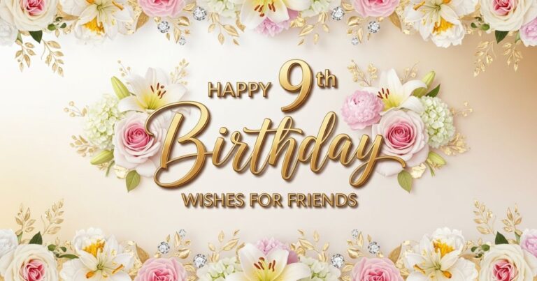 150+ Happy 9th Birthday Wishes, Messages & Quotes for Boys and Girls
